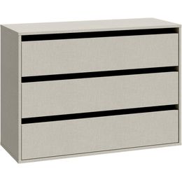Schrankeinsatz FORTE, B:98,7cm H:70,6cm T:39,6cm, grau, Dekorfolie, Holzwerkstoff, Schlafzimmer, Einlegeb&ouml;den