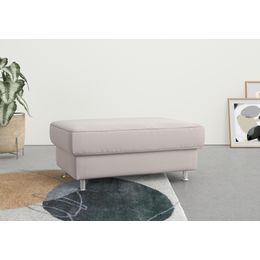 Sit & More Stauraumhocker SIT & MORE, B:104cm H:48cm T:71cm, beige, Webstoff (100% Polyester);Struktur weich ( 90% Polyester, 10% Polyamis, );Luxus-Microfaser