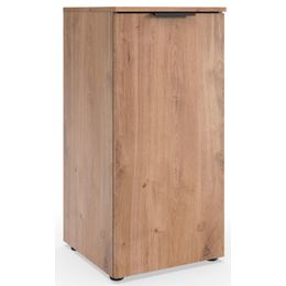 Kommode wimex, B:41cm H:92cm T:41cm, braun, Spanplatte, Sideboards, "Level by fresh to go", 1-t&uuml;rig mit soft-close Funktion, 41cm breit, 92cm hoch