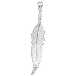 Jobo Damen Kettenanh&auml;nger "Anh&auml;nger Feder", Silber 925 (Sterlingsilber), silber, Silber 925 (Sterlingsilber), Schmuckanh&auml;nger, 925 Silber