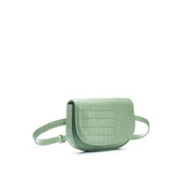 Lascana Damen Bauchtasche "G&uuml;rteltasche", gr&uuml;n, Lederimitat, Strukturmuster, clean, gepr&auml;gtes Muster, unifarben, Taschen, in Kroko-Optik,