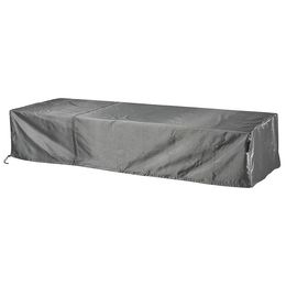 Gartenm&ouml;bel-Schutzh&uuml;lle AEROCOVERS, B:75cm H:40cm L:210cm, grau, Polyester, Planen, "Liegenh&uuml;lle 210x75x40 cm", Liegenh&uuml;lle 210x75x40 cm