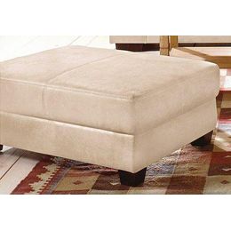 Hocker Home Affaire, B:103cm H:42cm T:73cm, beige, Microfaser Antiklederoptik (100% Polyester);Microfaser PRIMABELLE (100%