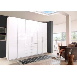 Kleiderschrank Wiemann, B:300cm H:236cm T:58cm, wei&szlig;, Glas, Schlafzimmer, Schr&auml;nke, "Loft", Glasfront