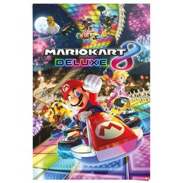 Poster Reinders, B:61cm H:91,5cm T:0,1cm, bunt, Papier, Kinderzimmer, Bilder, "Mario Kart 8 - deluxe"