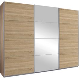 Schwebet&uuml;renschrank Rauch, B:271cm H:210cm T:62cm, beige, Holzwerkstoff, Schr&auml;nke, "Gandra"
