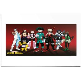 Poster Reinders, B:91,5cm H:61cm T:0,1cm, bunt, Papier, K&uuml;che, Bilder, "My Hero Academia"