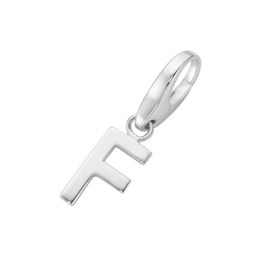 Damen Charm Buchstabe "Buchstabe F, Silber 925", silber, Giorgio Martello MILANO, Silber 925 (Sterlingsilber), Charms