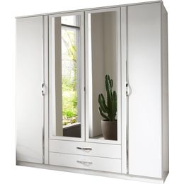 Kleiderschrank wimex, B:180cm H:198cm T:58cm, wei&szlig;, Schlafzimmer, Schr&auml;nke, "Duo"