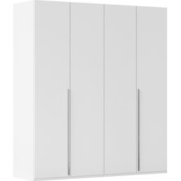 Dreht&uuml;renschrank Rauch, B:201cm H:223cm T:60cmalpinwei&szlig;, griffe chrom, Holzwerkstoff, Schr&auml;nke, "Kleiderschrank Schrank Garderobe W&auml;scheschrank