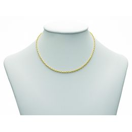 Adelia&acute;s ADELIA ́S Damen Goldkette "Damen Gold Schmuck 333 Gold Anker Halskette &Oslash; 2,2 mm", 45, Gold, gold, Gold, Halsketten, Goldschmuck f&uuml;r Damen