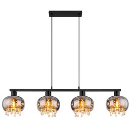 Globo LIGHTING H&auml;ngeleuchte "CORRY", 1 Stk.schwarz, Wohnzimmer, Leuchten, H&auml;ngelampe/Pendelleuchte/Esszimmer/Wohnzimmer/Esstisch