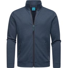 Ragwear Herren Kapuzensweatjacke "Miet", blau, Basic, Gr. XXXL, Sweatware, Obermaterial: 55% Baumwolle, 45% Polyester, Sweatjacken, coole Herren