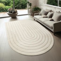 Teppich the carpet, B:200cm H:14mm L:290cm, beige, Polypropylen, Ankleidezimmer, Teppiche, "Everest", moderner Wohnzimmer Teppich hohe Flordichte