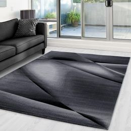 Teppich, B:120cm H:12mm L:170cm, schwarz, Ayyildiz Teppiche, Polypropylen, Wohnzimmer, Teppiche, "MIAMI 6590", L&auml;ufer, strapazierf&auml;hig /