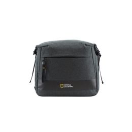 Damen Schultertasche "SHADOW", National Geographic, grau, Kunstfaser, Taschen, aus recycelten PET-Flaschen