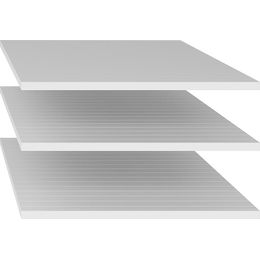 Einlegeboden Home Affaire, B:98cm H:2,2cm T:54,2cm, grau, FSC-zertifizierter Holzwerkstoff, Einlegeb&ouml;den, "Sigma, Breite 98 cm", 3 teiliges Set,