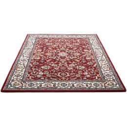 Wollteppich Theko, B:60cm H:14mm L:90cm, rot, Schurwolle, Wohnzimmer, Teppiche, "Royal Orient Isfahan", handgetuftet, Orient-Optik, reine Wolle