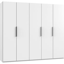 Kleiderschrank wimex, B:250cm H:216cm T:58cm, wei&szlig;, Schlafzimmer, Schr&auml;nke, "Level by fresh to go", ohne Schubladen