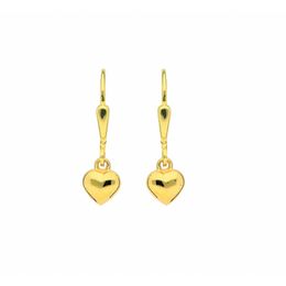 Adelia&acute;s ADELIA ́S Damen Paar Ohrh&auml;nger "Damen Goldschmuck 1 Paar 333 Gold Ohrringe / Ohrh&auml;nger Herz", Damen, Gold, gold, Gold, Ohrringe, 333 Gold Goldschmuck