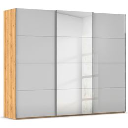 Schwebet&uuml;renschrank Rauch, B:271cm H:223cm T:68cm, grau, Holzwerkstoff, Schr&auml;nke, "Kleiderschrank Schrank Garderobe Schlafzimmerschrank SCALE-FYRA",