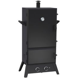 Gasgrill El Fuego, B:80cm H:145cm T:52cm, schwarz, Garten, Grills, "Portland XXL", BxTxH: 80x52x145 cm