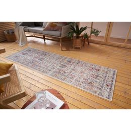 Teppich Hanse Home, B:75cm H:3mm L:200cm, bunt, Polypropylen (PP), Wohnzimmer, Teppiche, "Luxor", In-& Outdoor, L&auml;ufer, wetterfest, Balkon,