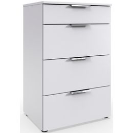 Schubkastenkommode wimex, B:54cm H:84cm T:41cm, wei&szlig;, Spanplatte, Sideboards, "Level by fresh to go", 4 Schubladen mit soft-close Funktion, 54cm