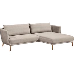 Sch&ouml;ner Wohnen Kollektion Ecksofa, B:270cm H:71cm T:160cm, beige, SCH&Ouml;NER WOHNEN-KOLLEKTION, 100% Polyester, Wohnzimmer, Sofas, "Pearl - 5 Jahre Hersteller-Garantie, auch in