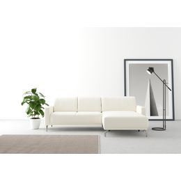 Sit & More Ecksofa SIT & MORE, B:251cm H:84cm T:163cm, beige, Wohnzimmer, Sofas, "Bailando L-Form", wahlweise mit Kopfteilverstellung und Vorziehsitz, motorisch