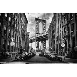papermoon Fototapete "Photo-Art LIDIA VANHAMME, IN AMERIKA NYC", B/L: 3,5m x 2,6m, Bahnen: 7 Stk., bunt, Schlafzimmer, Tapeten