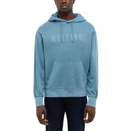 Mustang Herren Sweatshirt "Herren Style Eden"mittelblau, Gr. XXXL, 100% Baumwolle, Sweatshirts