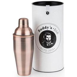 BUDDY'S Cocktail Shaker "Classic", B:9cm H:23cm T:9cm &Oslash;:9cm, rosa, Shaker, 700 ml