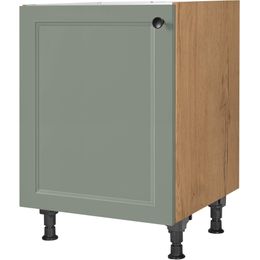 Sp&uuml;lenschrank Nobilia, B:60cm H:87cm T:58,3cm, gr&uuml;n, K&uuml;che, Schr&auml;nke, ""Cascada", Ausrichtung w&auml;hlbar, vormontiert, in den Breiten", 45 und 60 cm,