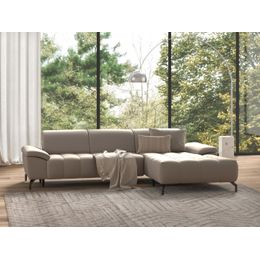 Sit & More Ecksofa SIT & MORE, B:290cm H:79cm T:185cm, grau, Wohnzimmer, Sofas, "Cool L-Form", wahlweise mit Kopfteilverstellung und Vorziehsitz, motorisch