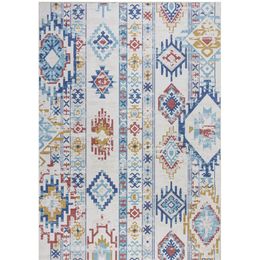 Teppich FLAIR RUGS, B:160cm H:10mm L:230cm, bunt, Kunstfaser, Wohnzimmer, Teppiche, "Ramona", maschinenwaschbar, Wohnzimmer