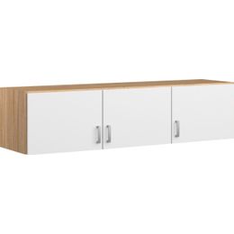 Schrankaufsatz Rauch, B:136cm H:39cm T:54cm, wei&szlig;, Holzwerkstoff, Schlafzimmer, M&ouml;belaufs&auml;tze, "Bremen"