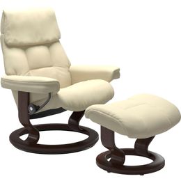 Relaxsessel stressless, B:74cm H:97cm T:74cm, beige, Leder BATICK: BATICK ist ein leicht korrigiertes, durchgef&auml;rbtes und genarbtes M&ouml;belleder, bei
