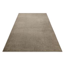 Teppich Wecon Home, B:200cm H:12mm L:300cm, beige, Polyester, Wohnzimmer, Teppiche, "Tim", einfarbig, meliert, modern, pflegeleicht, Wohnzimmer,