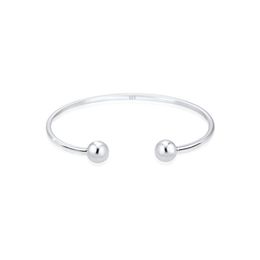 Elli Damen Armreif "Elli Armband Kugel Ball Geo Bangle Basic 925 Sterling Silber", 16cm, ohne Stein, Silber 925 (Sterlingsilber), silber, Silber 925