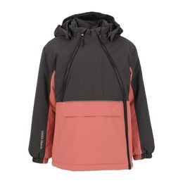 ZIGZAG Kinder Outdoorjacke "Marlo", pink, Gr. 110, mehrfarbig, 100% Polyester, Jacken, im wasserabweisenden Anorak-Style