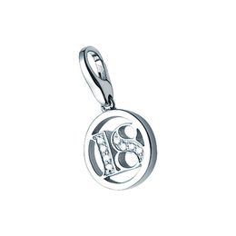 Damen Charm-Einh&auml;nger "Zahl 18 mit Zirkonia Steine, Silber 925", silber, Giorgio Martello MILANO, Silber 925 (Sterlingsilber), Charms