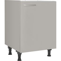 Sp&uuml;lenschrank Nobilia, B:60cm H:87cm T:58,3cm, grau, K&uuml;che, Schr&auml;nke, ""Touch", Ausrichtung w&auml;hlbar, vormontiert, in den Breiten", 45 und 60 cm, mit