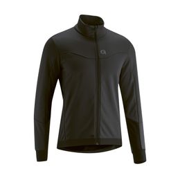 Gonso Herren Fahrradjacke "Silves", schwarz, Gr. S, 100% Polyester, Jacken, Herren Softshell-Jacke, Windjacke atmungsaktiv und wasserabweisend