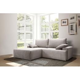Ecksofa, B:240cm H:92cm T:177cm, beige, exxpo - SOFA FASHION, Wohnzimmer, Sofas, "Orinoko, aktuelles Design und hoher Sitzkomfort, L-Form", inkl.