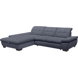 Ecksofa Alina, B:297cm H:90cm T:204cm, grau, Wohnzimmer, Sofas, "Salima", Inklusive R&uuml;ckenlehnenverstellung