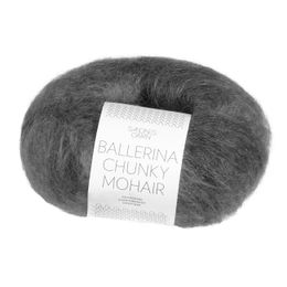 Ballerina Chunky Mohair von Sandnes Garn, Dunkle Schokolade, aus Mohair