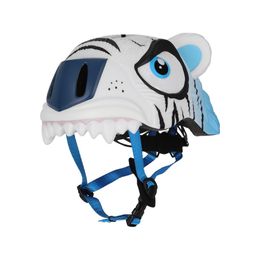 Crazy Safety Helm 'Tiger' Jungen Gr&ouml;&szlig;e 50 wei&szlig;