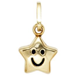 Jobo Damen Sternanh&auml;nger "Anh&auml;nger Stern", Gelbgold 333, gold, Gelbgold 333, Schmuckanh&auml;nger, 333 Gold