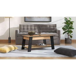 Couchtisch Home Affaire, B:101cm H:46,5cm T:54,5cm, schwarz, Wohnzimmer, Tische, "Piave Kaffeetisch, 101 cm, in trendigen Farben, modern", mit